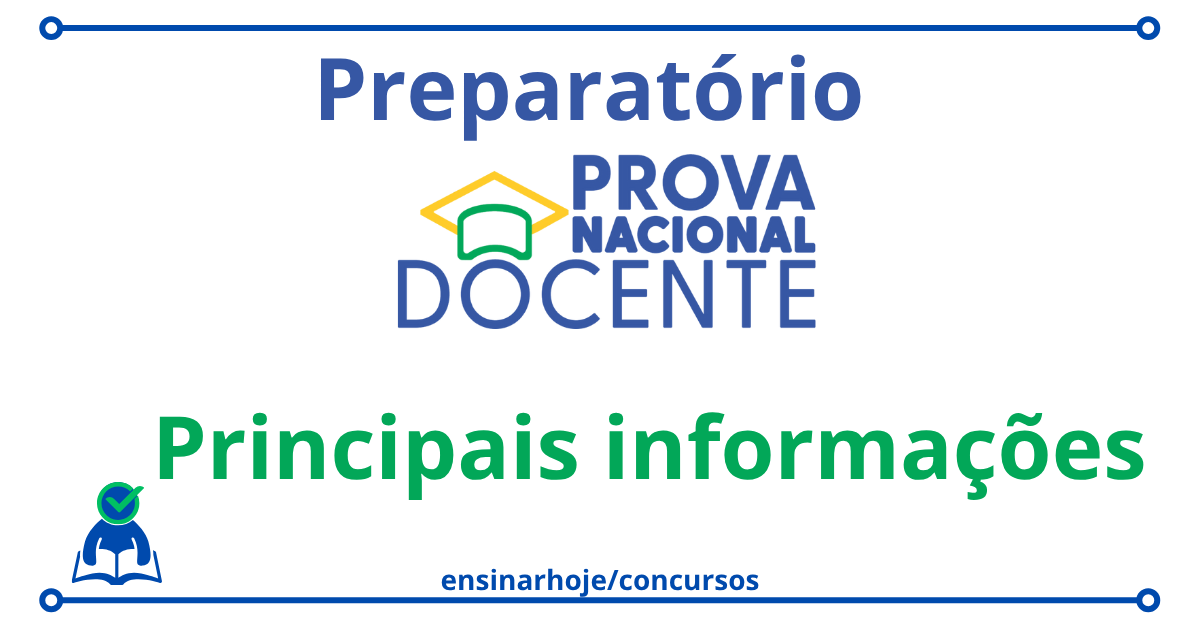 Prova Nacional Docente: principais informações - Concursos Públicos